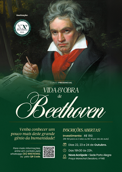 Vida e a obra de Beethoven, em curso na Nova Acrópole | Cultura